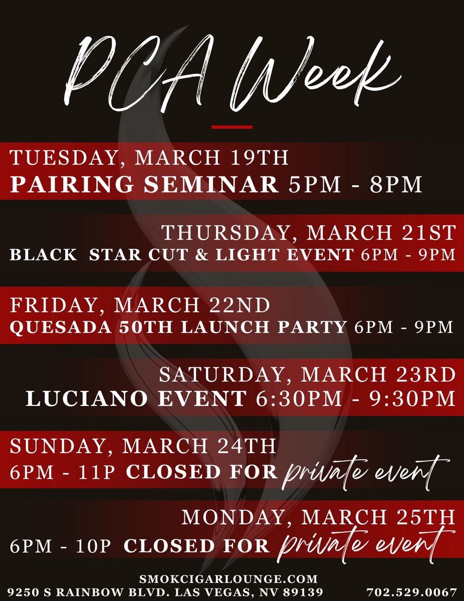 SMōK Cigar Lounge - Events