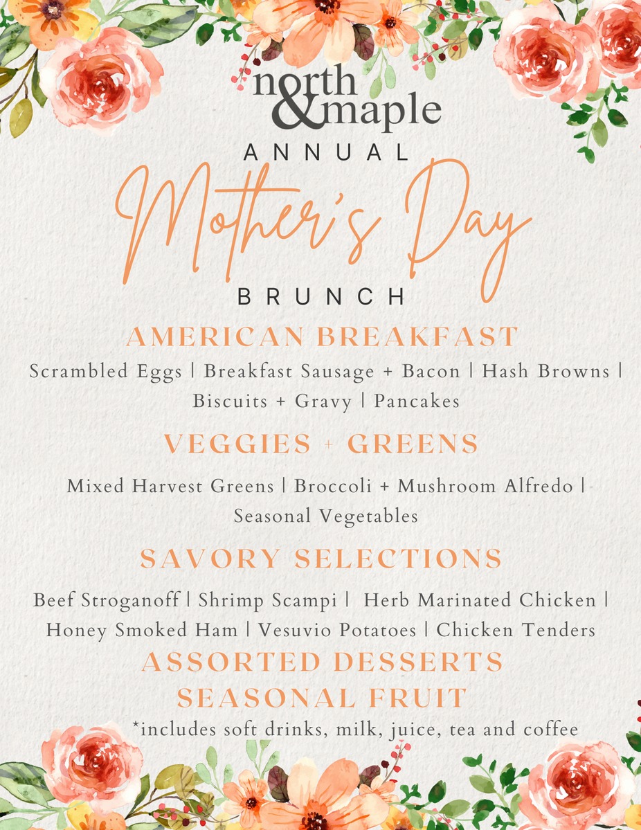 North & Maple Kitchen + Bar - events