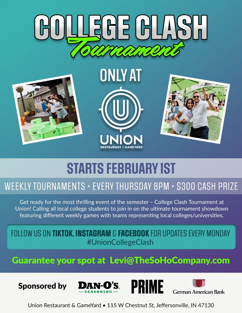 Union Restaurant & Gameyard - Calendar