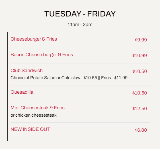 Italian Style Pizza & Pasta - Folcroft, PA