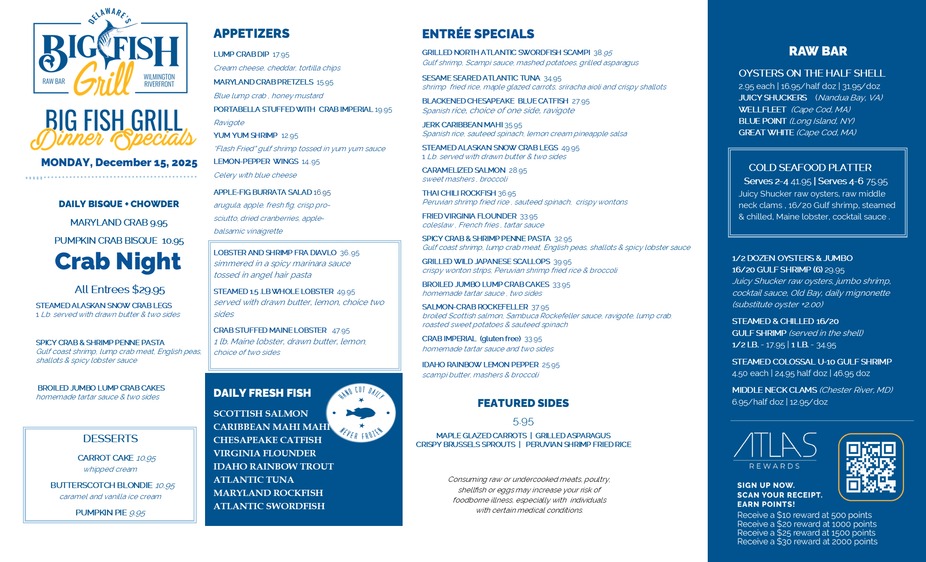 Wilmington - Big Fish Grill on the Riverfront - events