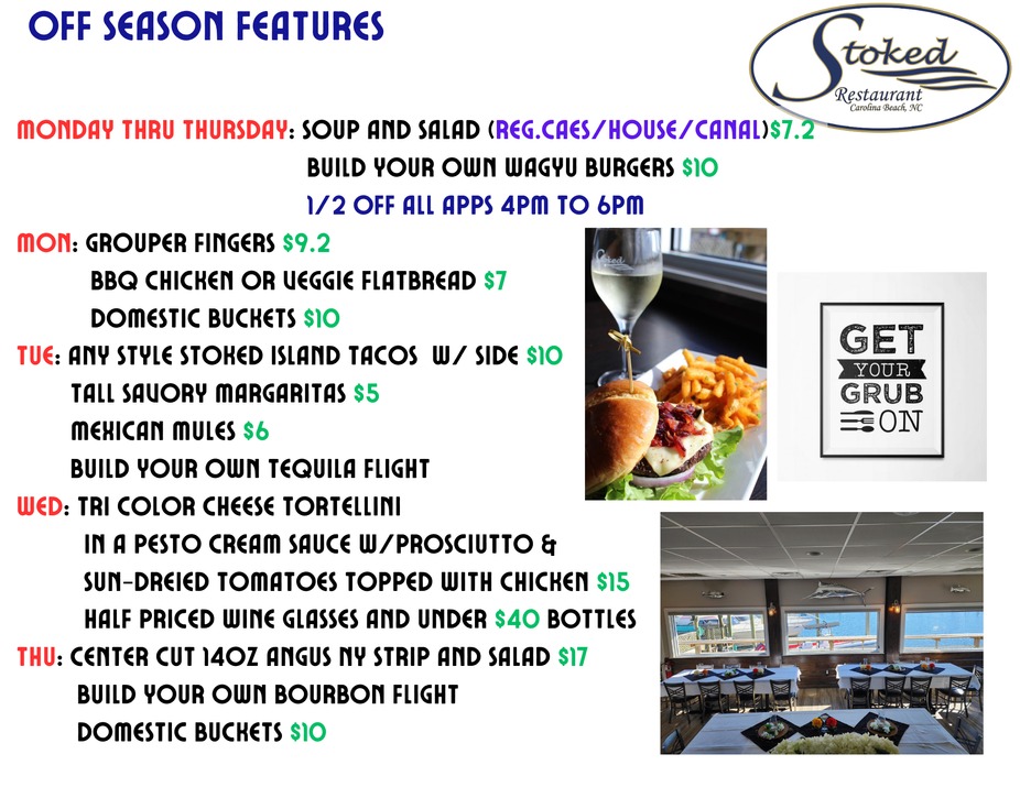 Stoked Restaurant - Carolina Beach, NC