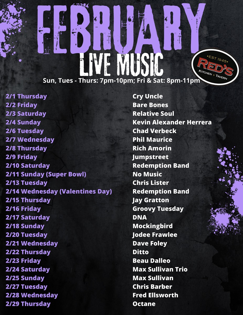 Red's Kitchen and Tavern - Events