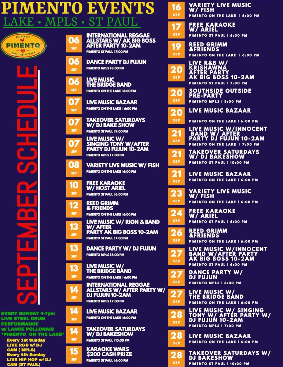 Pimento Kitchen - Locations