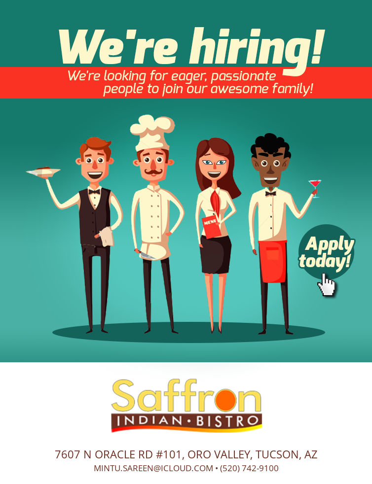 Saffron Indian Restaurant - Tucson, AZ