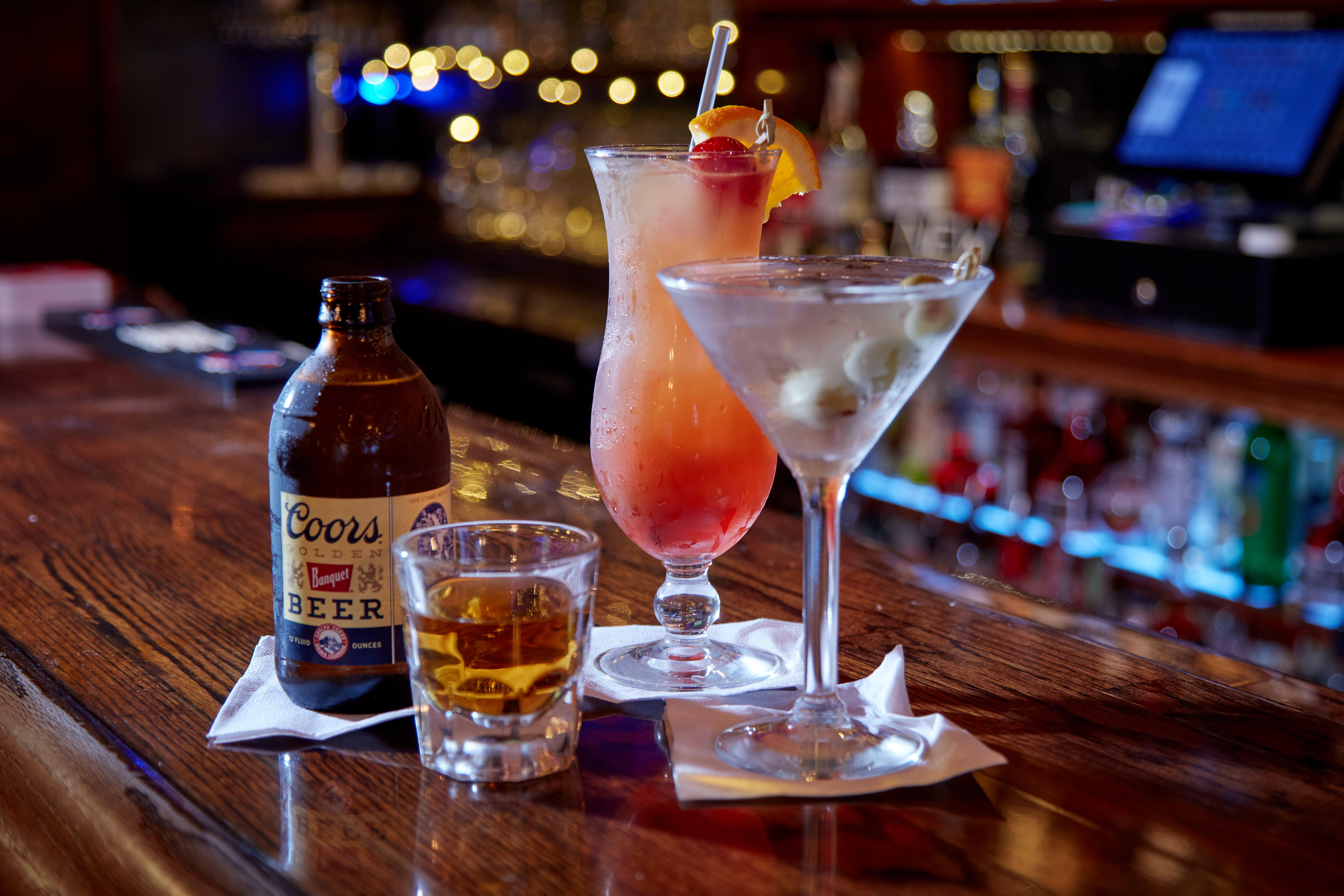 Casual local cocktail bar