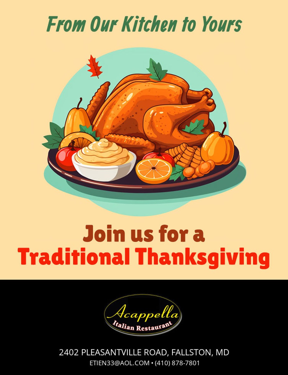 Acappella Italian Restaurant - events
