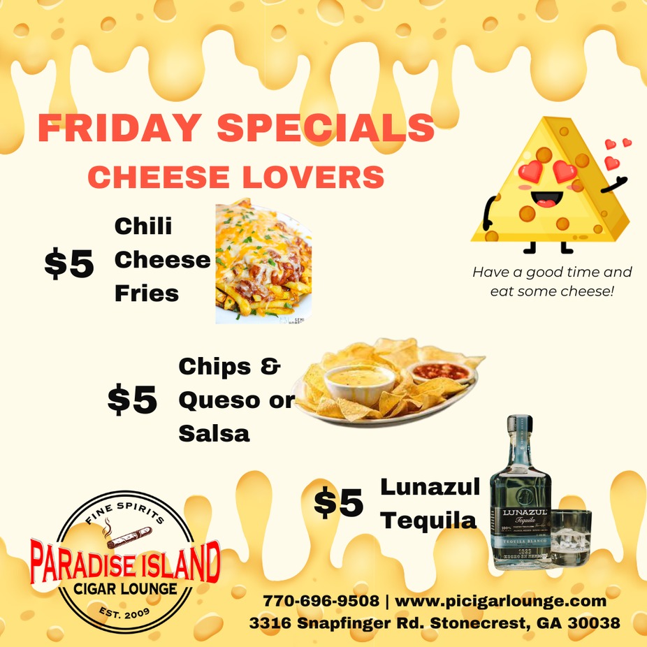 Paradise Island Cigar Lounge & Bistro - Events