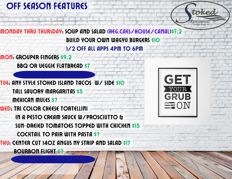 Stoked Restaurant - events