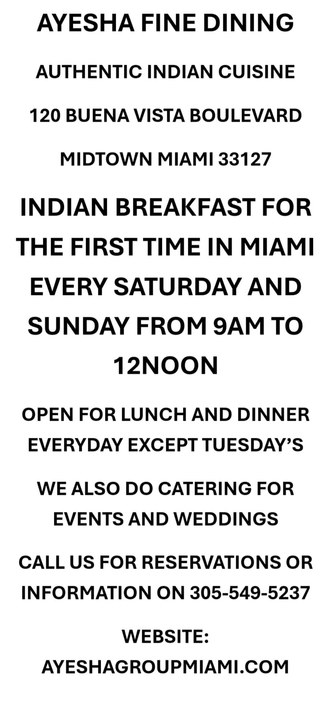 Ayesha Indian Fine Dining - Key Biscayne, FL