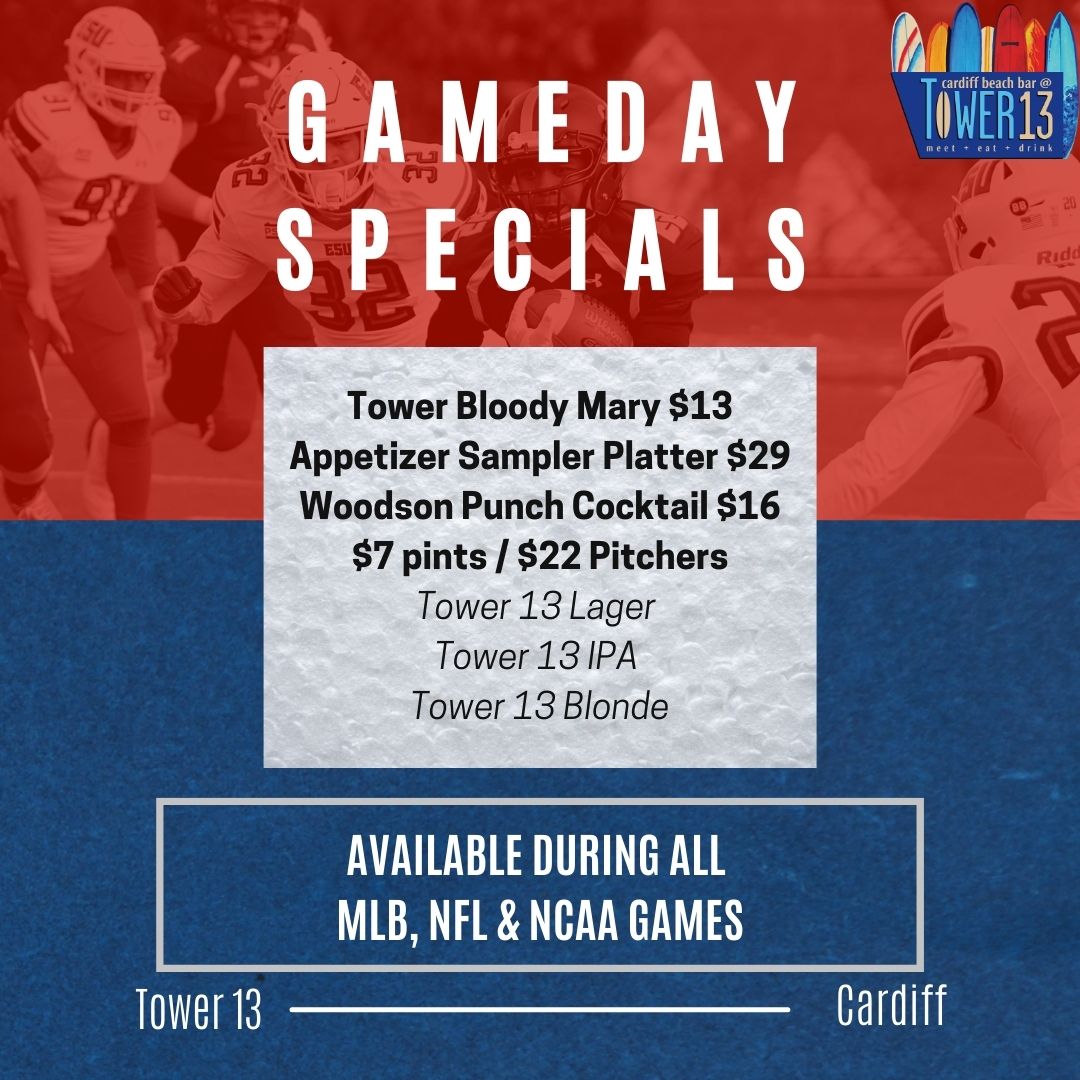 Cardiff Beach Bar At Tower 13 - Cardiff by the Sea, North County San ...