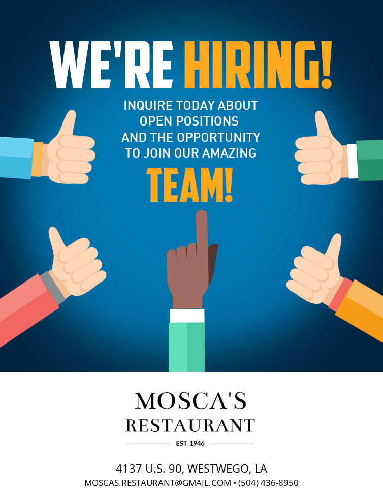 Mosca's - Westwego, LA