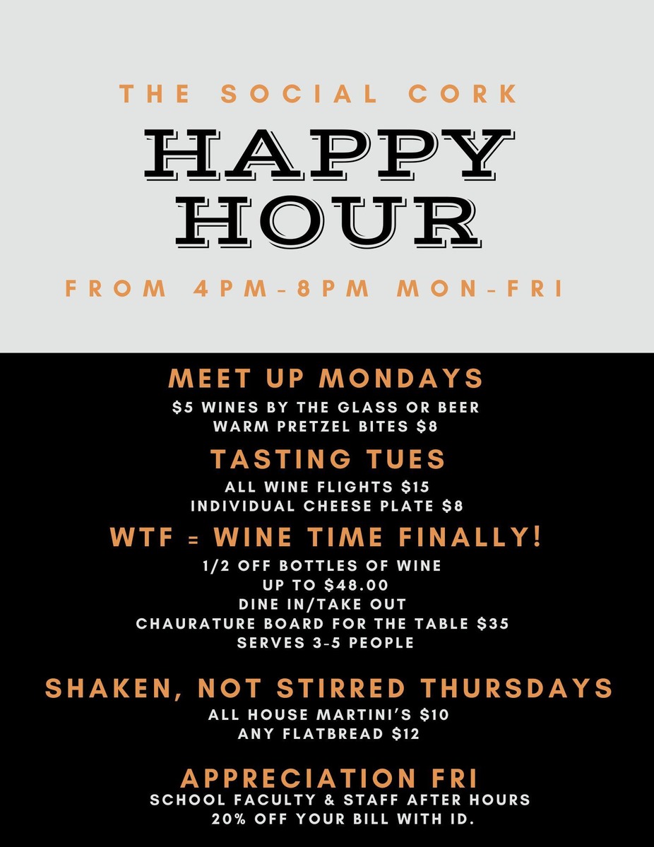 The Social Cork Wine Bar - Next to SaltWater Markets, Fort mill, SC