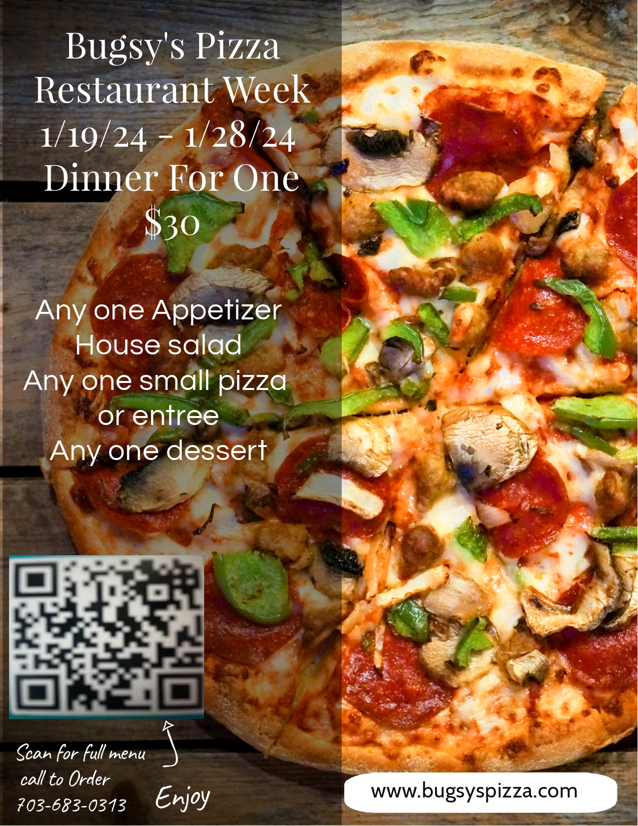 Bugsy's Pizza Restaurant & Sports Bar - Old Town Alexandria, Alexandria, VA