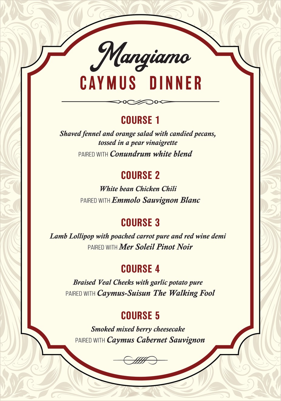 Mangiamo Italian Restaurant - Events