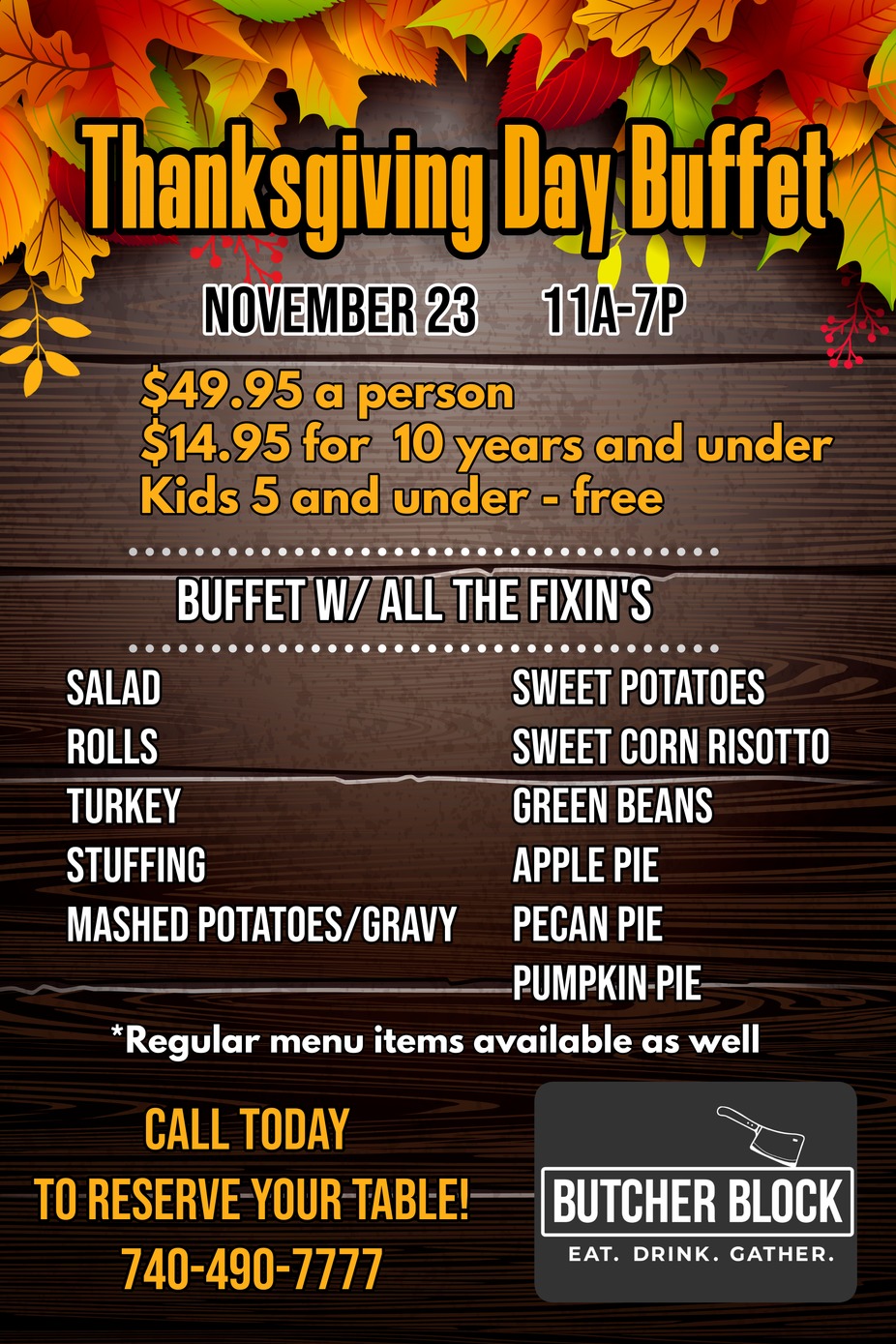 Butcher Block - events