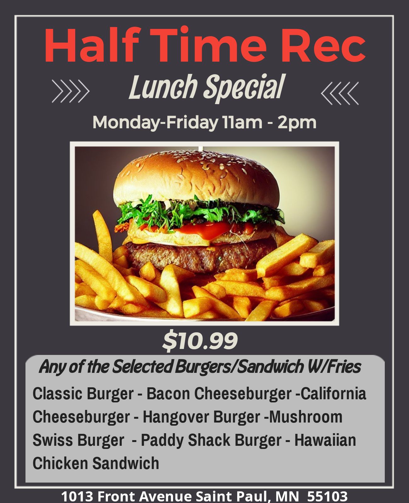 Half Time Rec - Saint Paul, MN