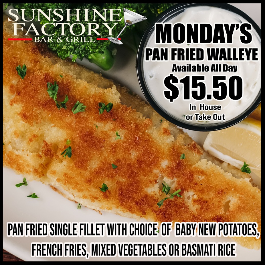 Sunshine Factory Bar & Grill - Specials
