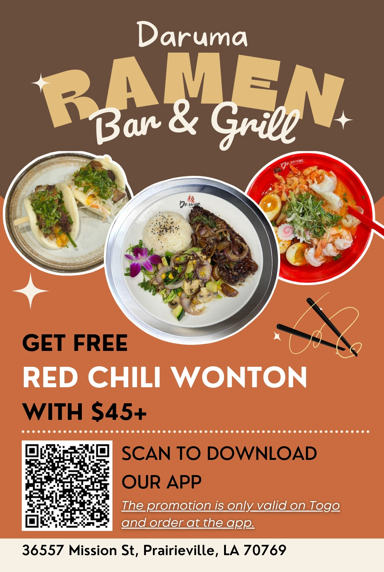 Daruma Ramen bar & grill - Dutchtown Prairieville, Prairieville, LA