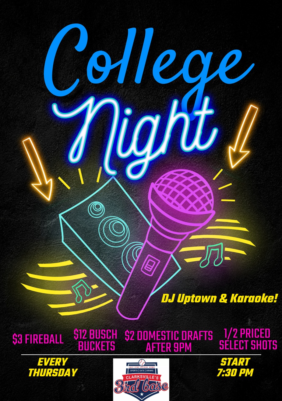 Clarksville's 3rd Base - Events