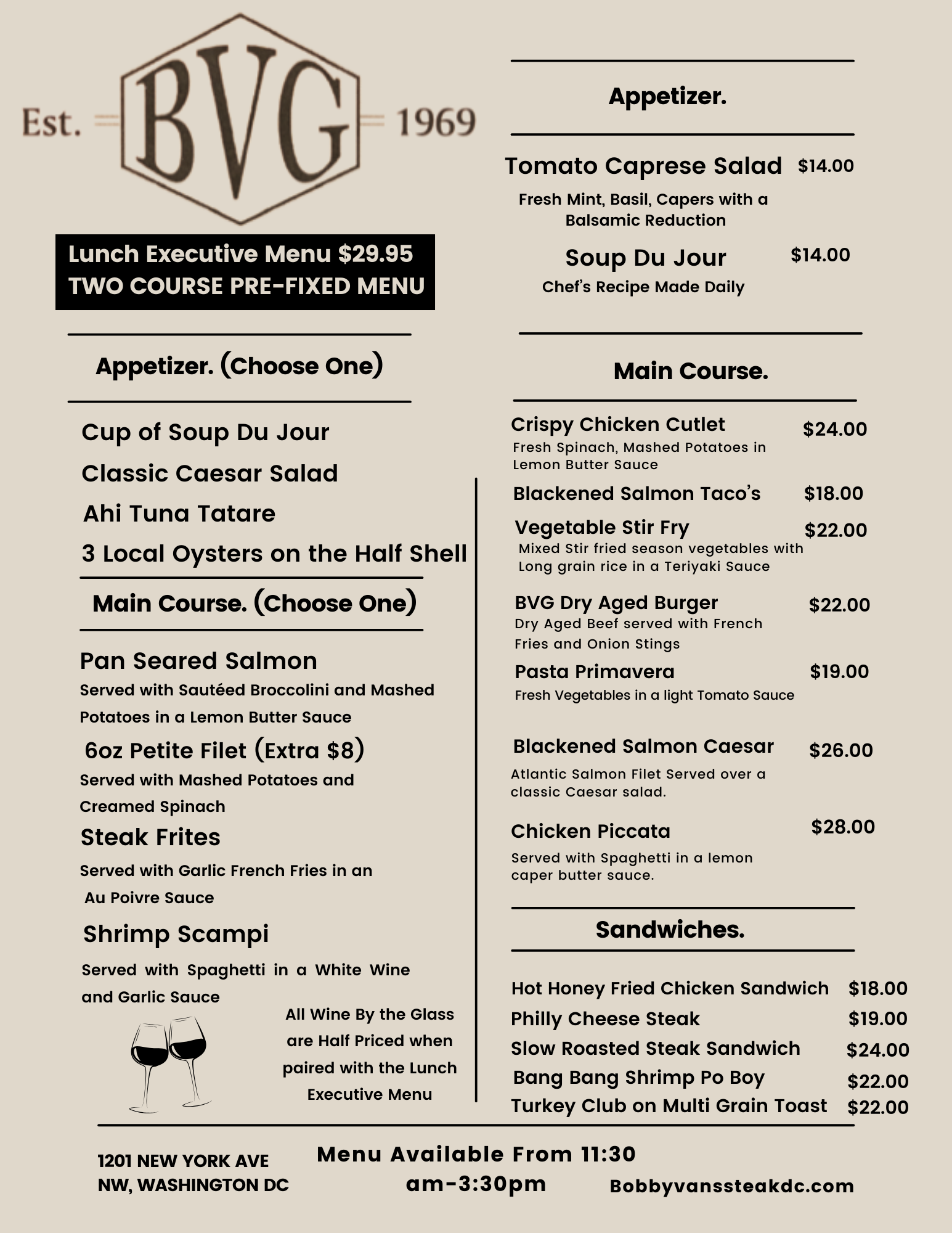 Bobby Van's Grill -NY Ave DC - Downtown Washington DC, Washington, DC