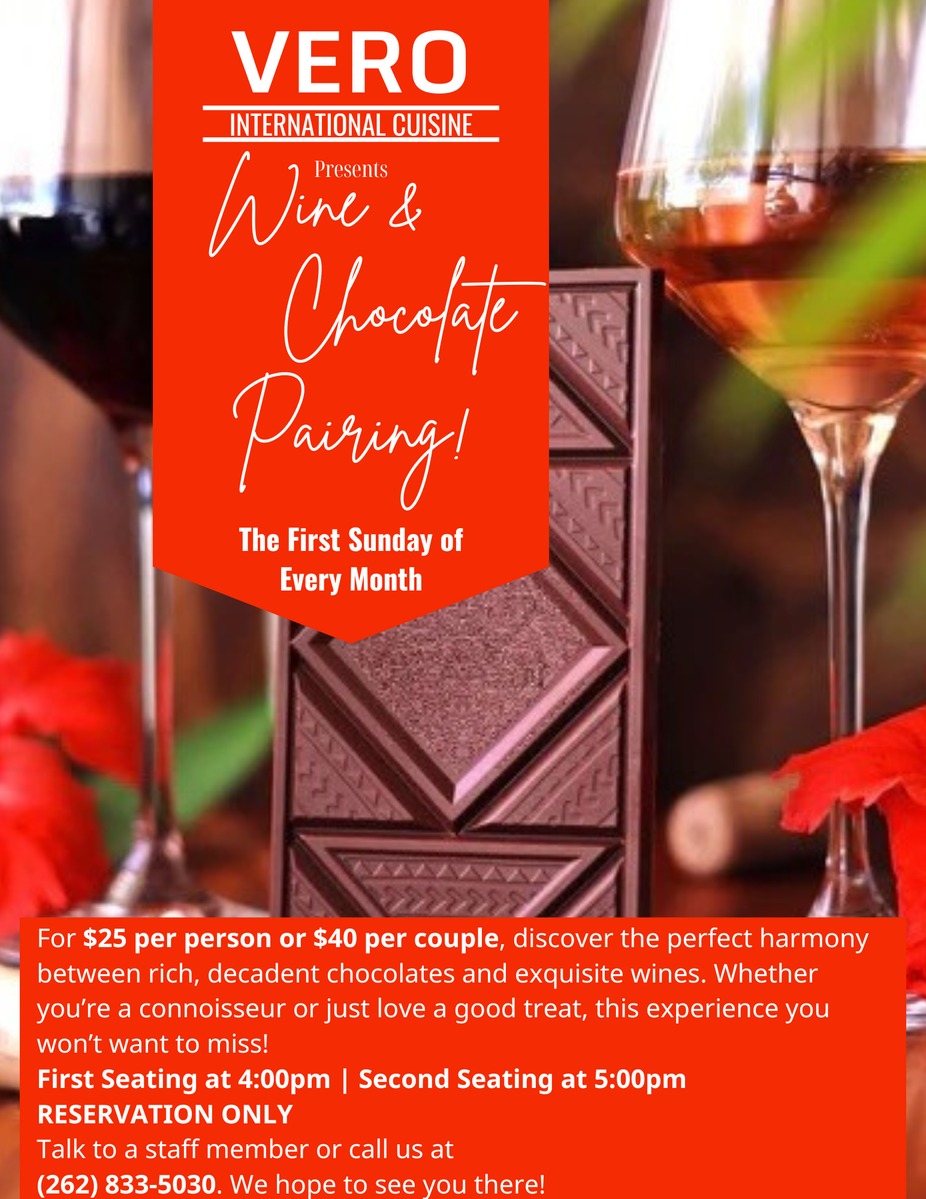 Vero International Cuisine - Downtown Racine across from Monument ...