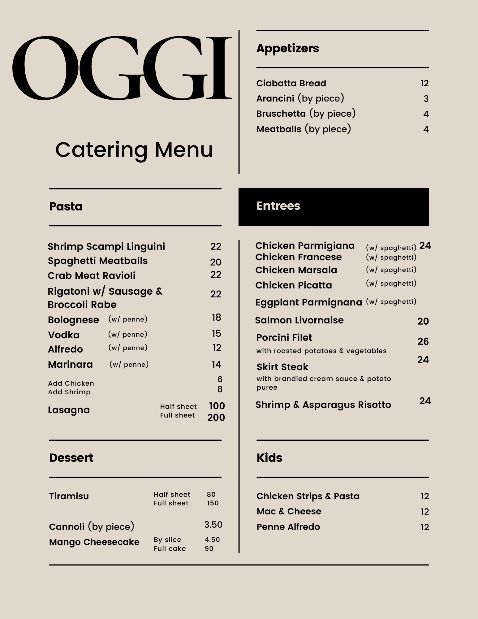 Oggi Ristorante Italiano - Ballantyne, Charlotte, NC