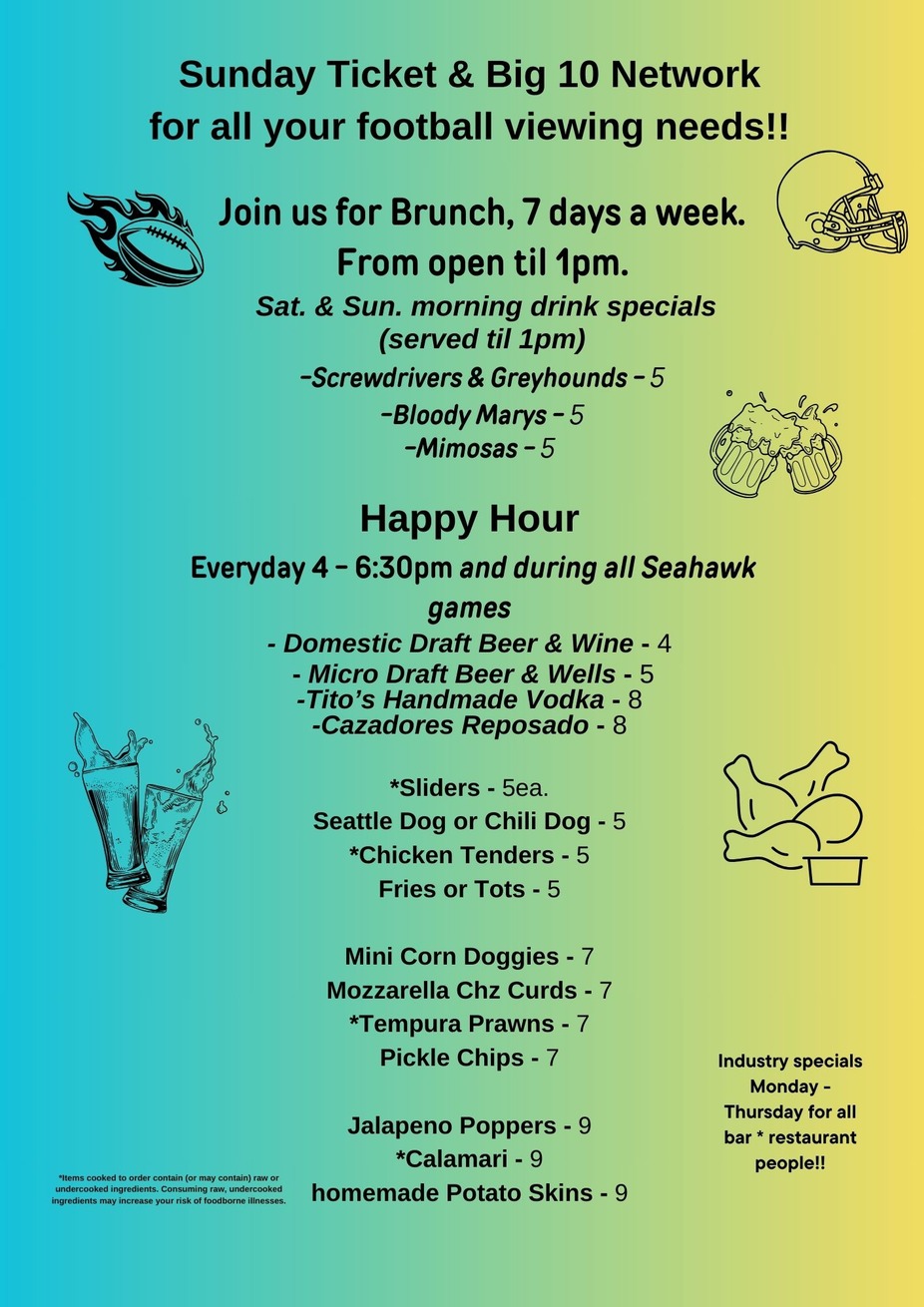 Lucky 7 Bar and Grill - Special Events