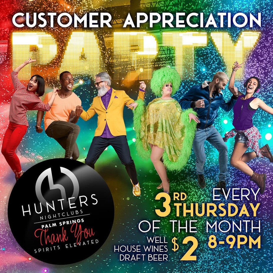 Hunters Palm Springs - events