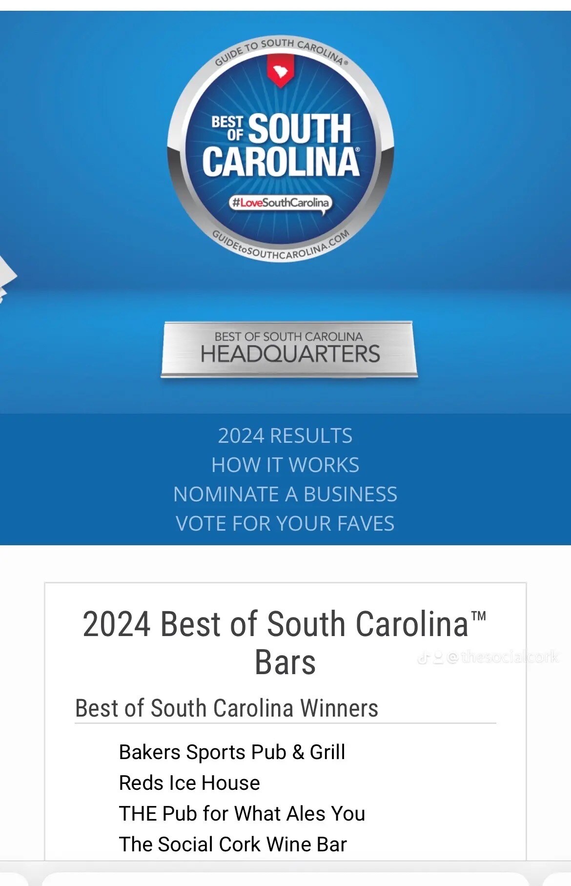 The Social Cork Wine Bar - Next to SaltWater Markets, Fort mill, SC