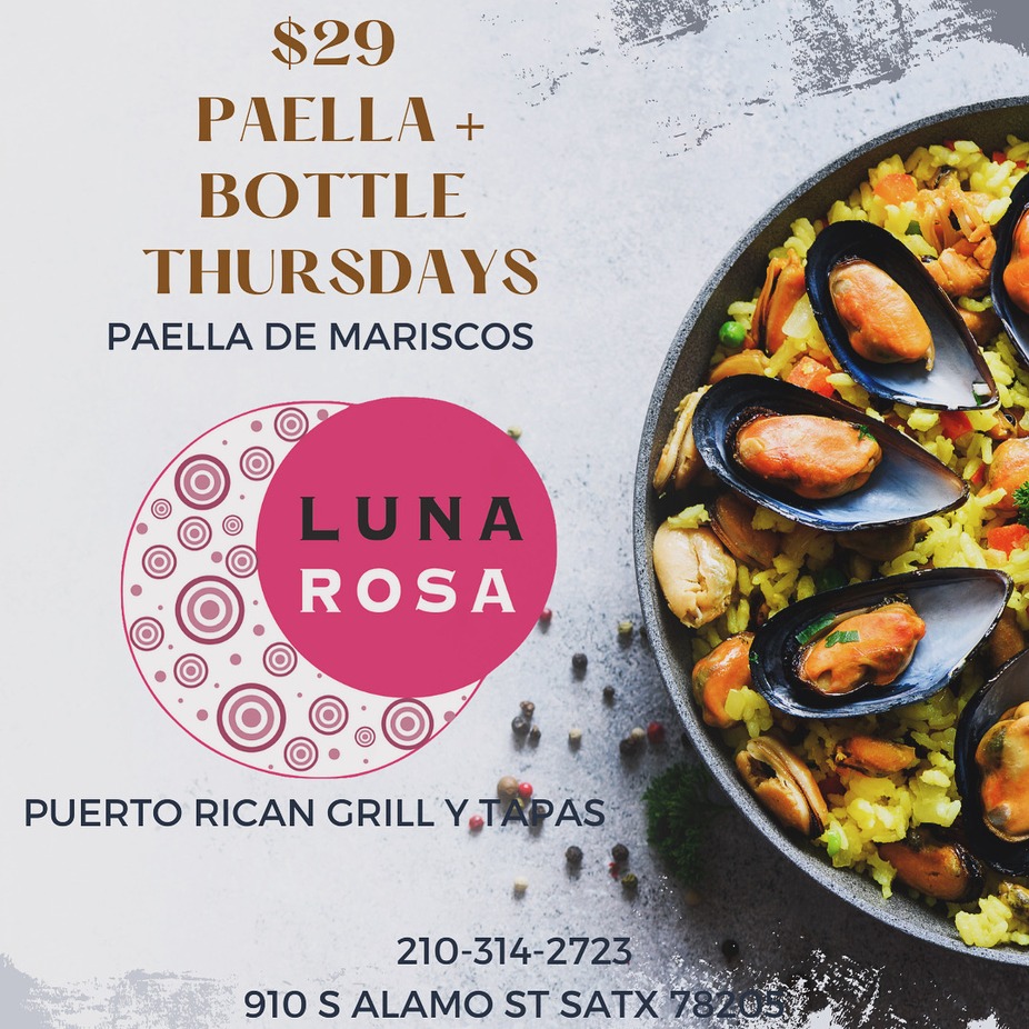 Luna Rosa Puerto Rican Grill y Tapas - events