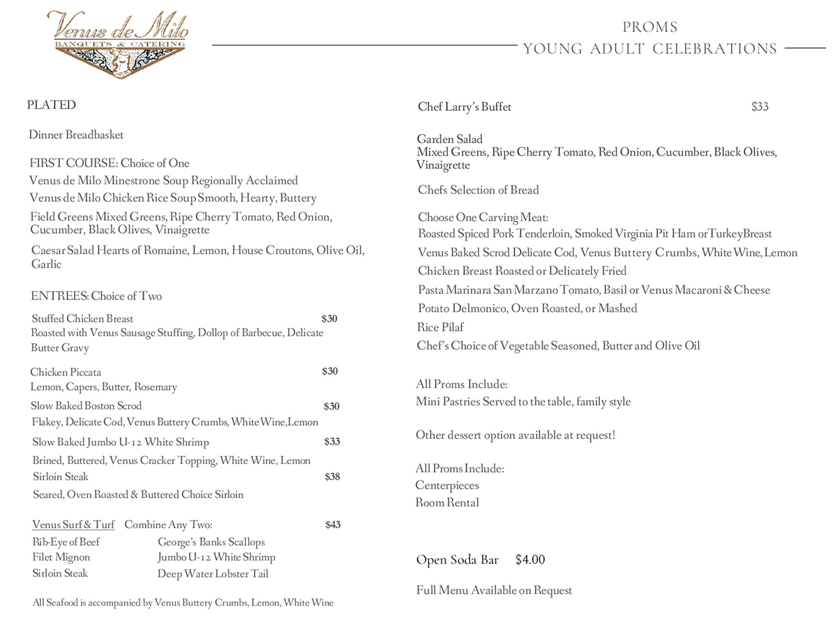 Venus De Milo - Prom/Young Adult