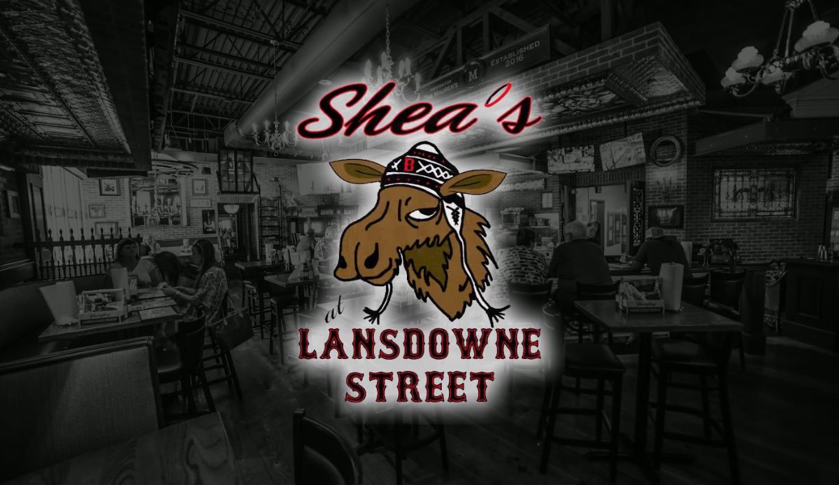 Shea's Lansdowne Street - Food Menu
