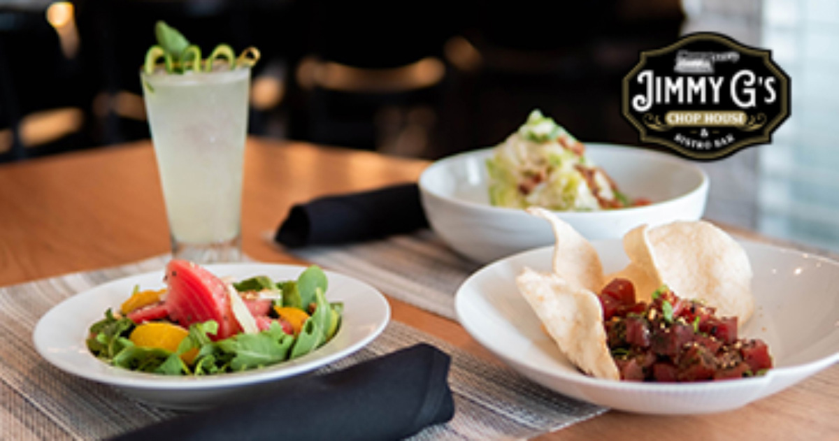 Jimmy G's Chop House and Bistro Bar - Food Menu