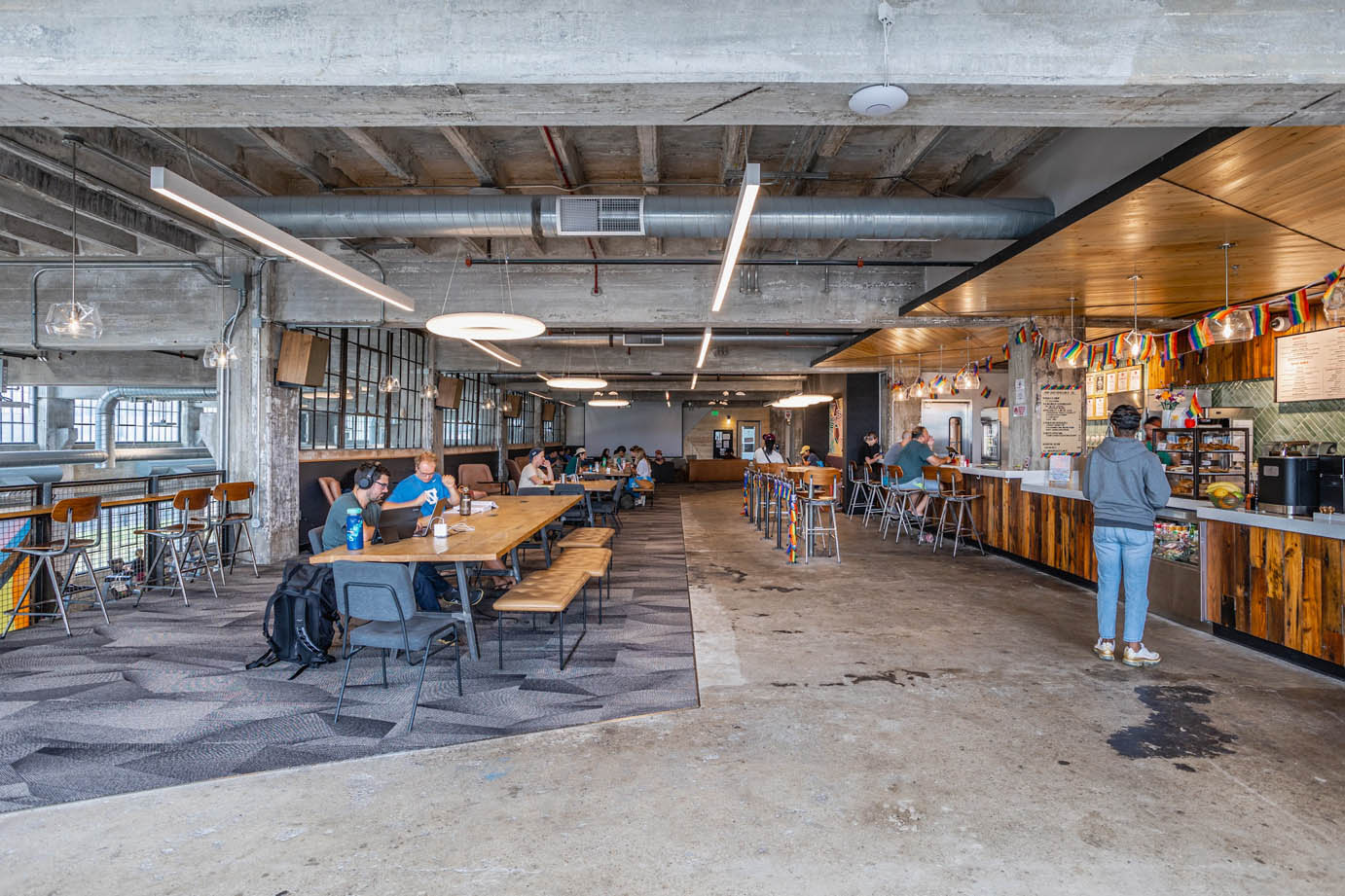 Top Out Cafe - Upstairs of North Mass Boulder, Indianapolis, IN