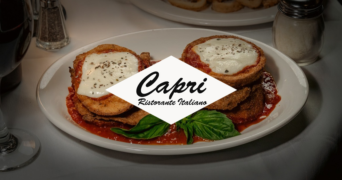 Capri Ristorante Italiano - Food Menu