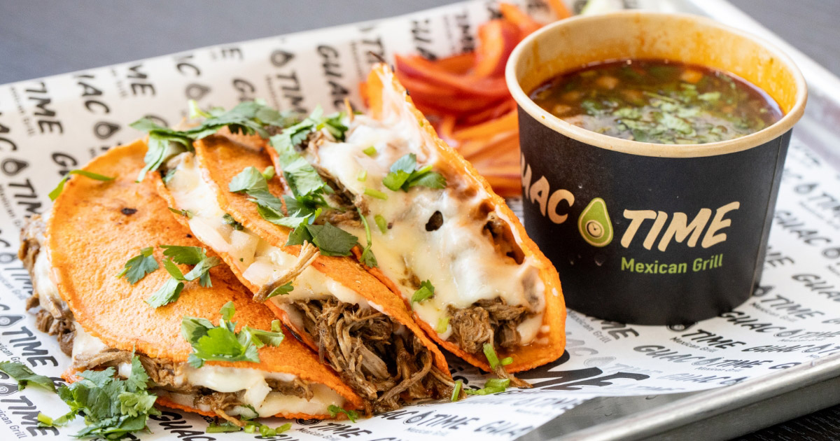 Guac Time Mexican Grill - Menus