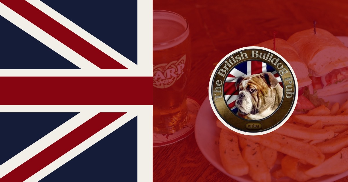 The British Bulldog Pub - Food Menu