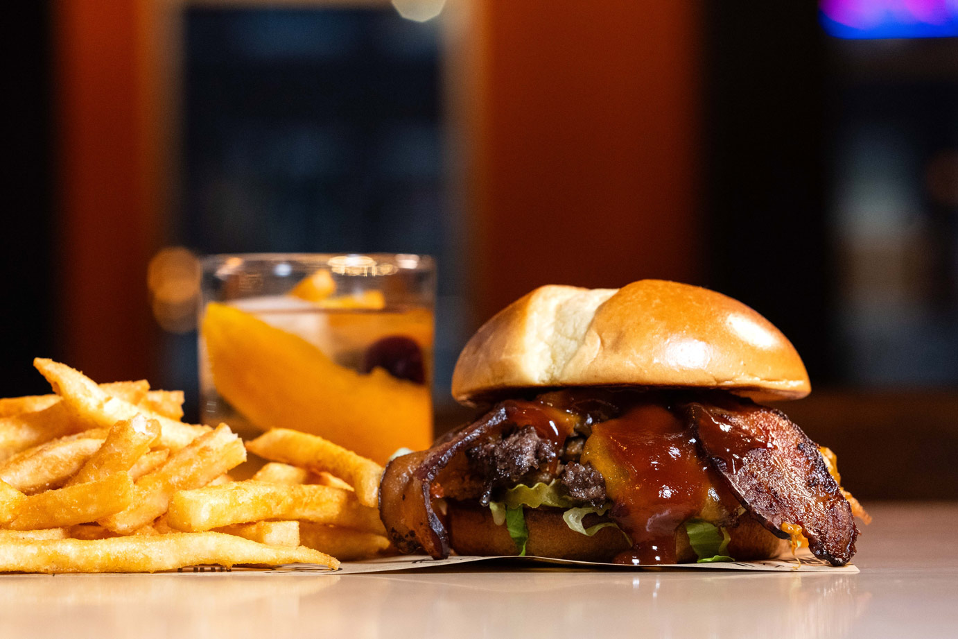 Smashed Burgers & Cocktails - Food Menu