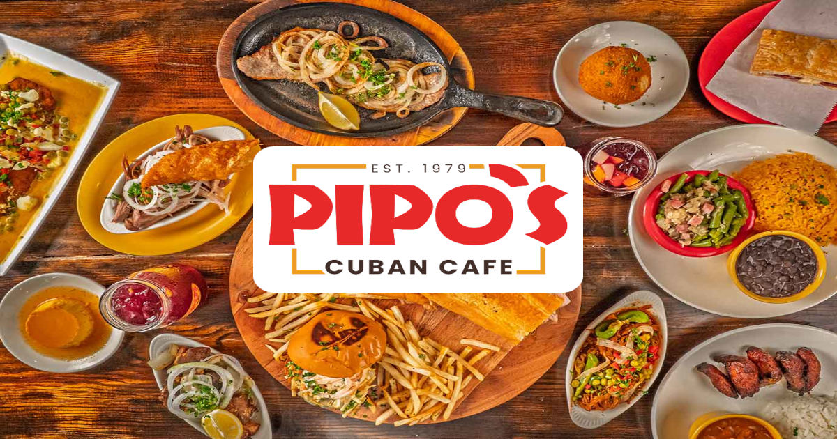 Pipo's The Original Cuban Cafe - Food Menu
