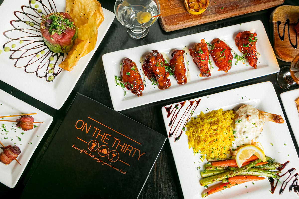 On The Thirty - Food Menu