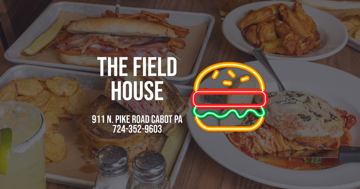 Field house Restaurant - Food Menu