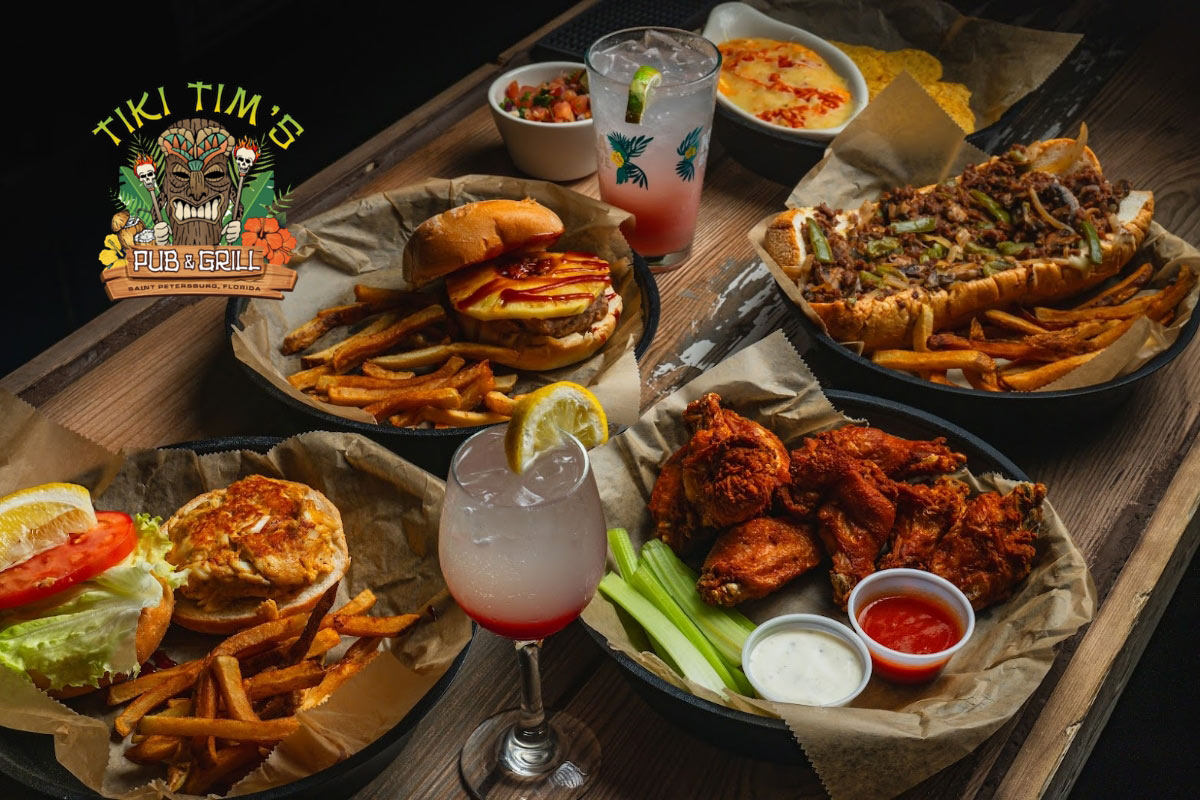 Tiki Tim's Pub and Grill - Food Menu