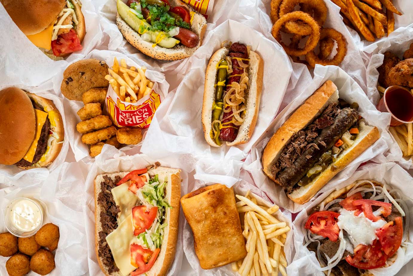 Judy's Red Hots - Food Menu