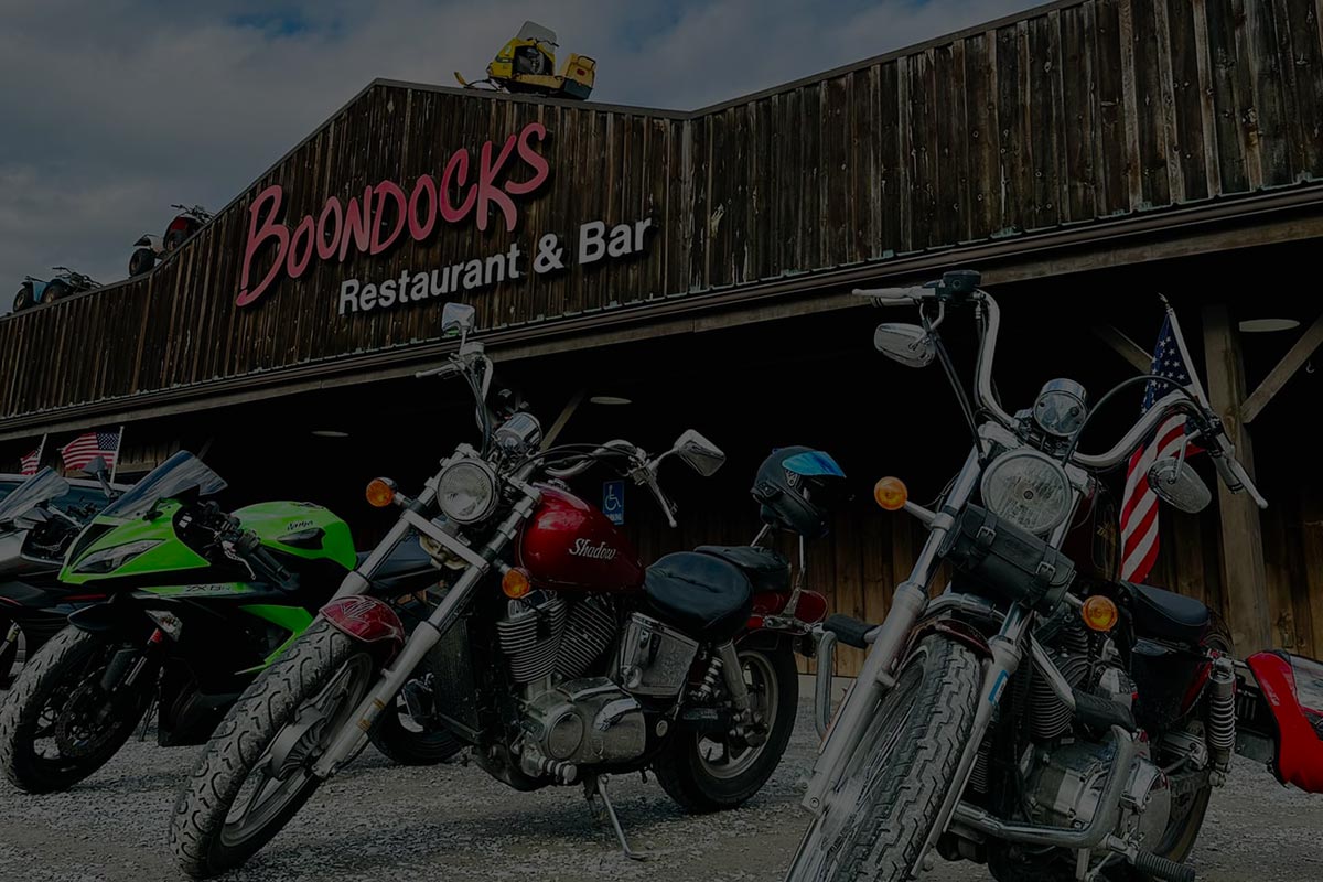 Boondocks Restaurant & Bar - Food Menu