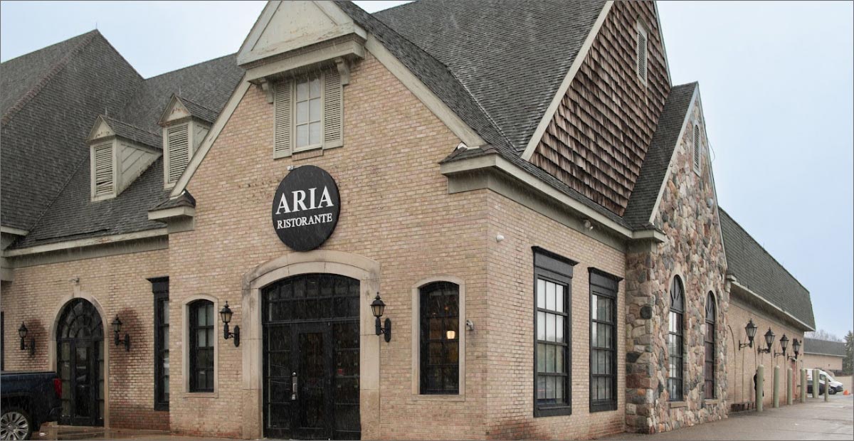 Aria Restaurant - Food Menu