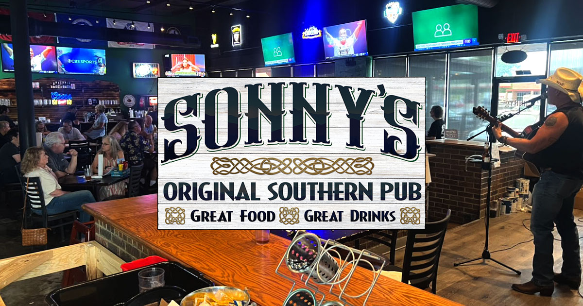 Sonny's Original Southern Pub - Food Menu
