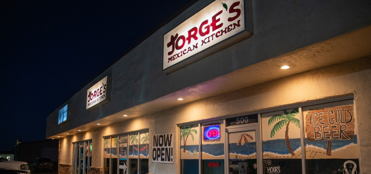 Jorge's Mexican Kitchen - Food Menu