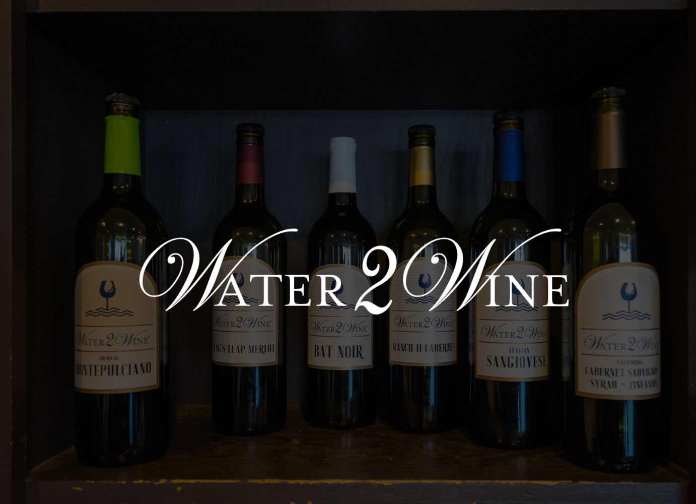 Water 2 Wine Austin Texas - Drink Menu