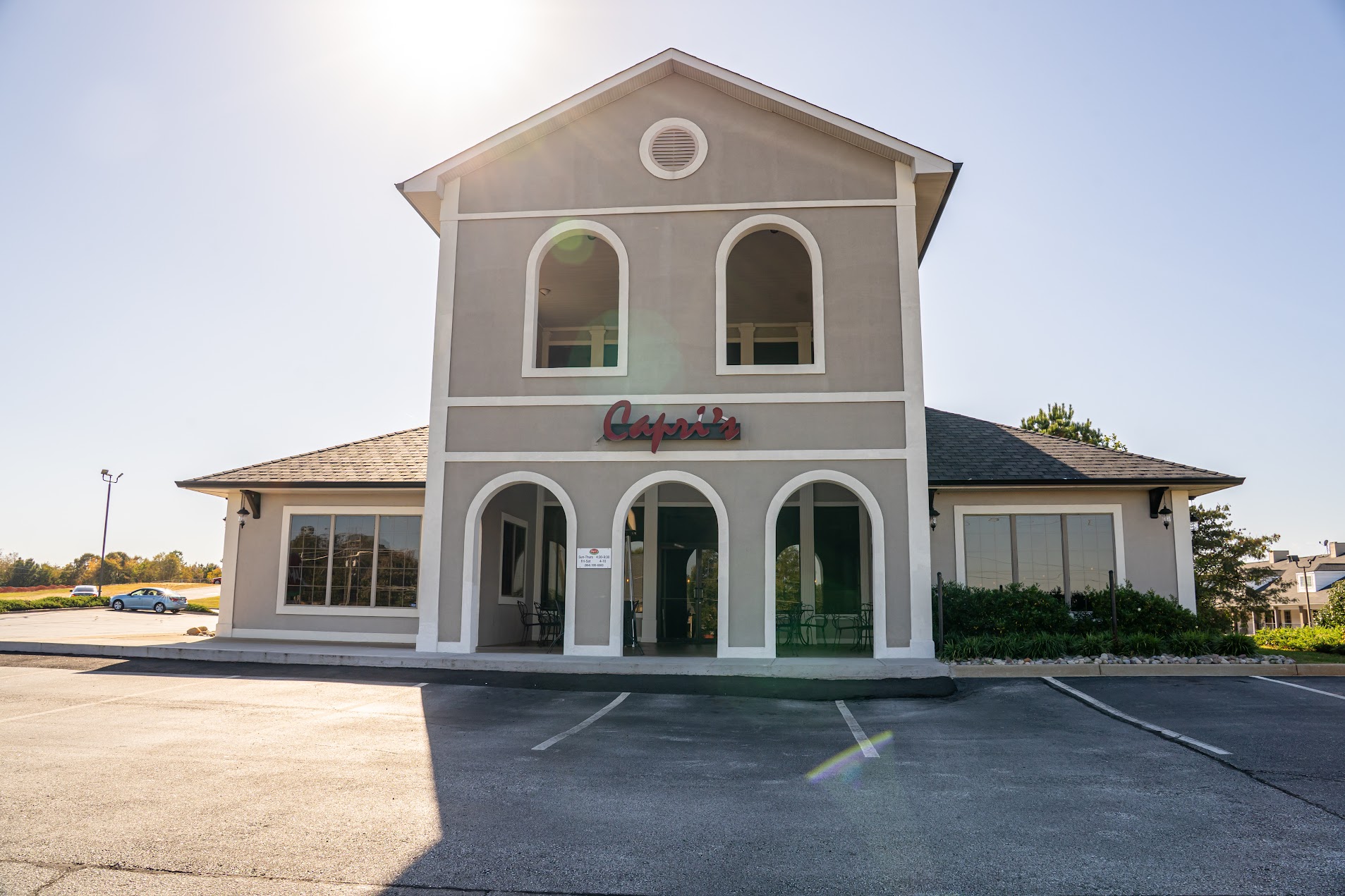 Capri's Italian Restaurant-Boiling Springs - Food Menu